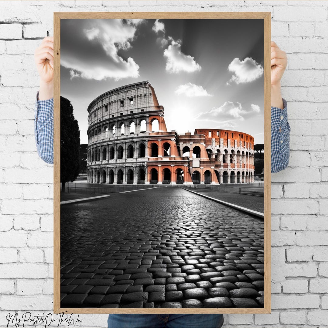 Framed Colosseum Rome Print - Rome Italy Photography Print ...