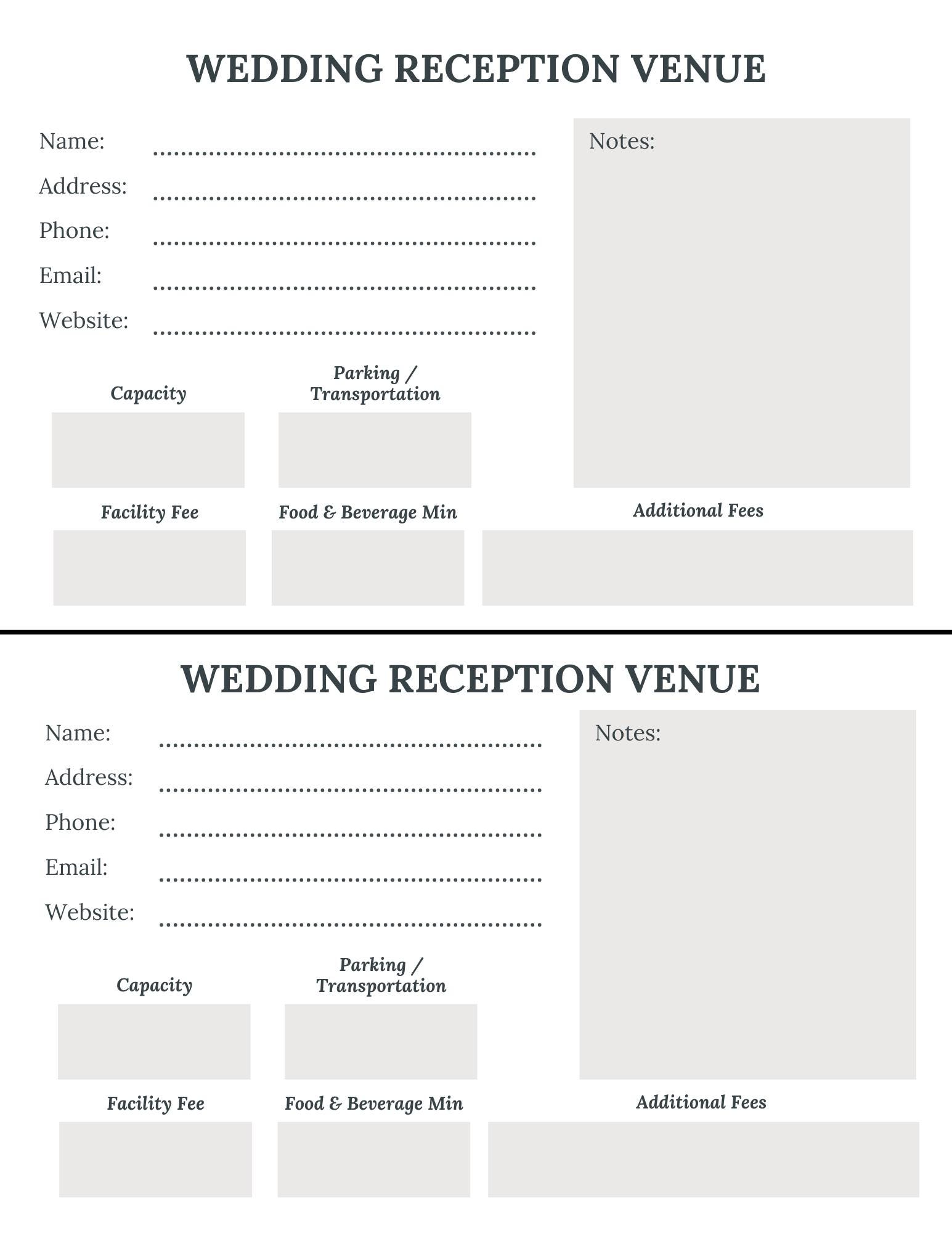 46 Page Wedding Planning Guide for Download - Etsy