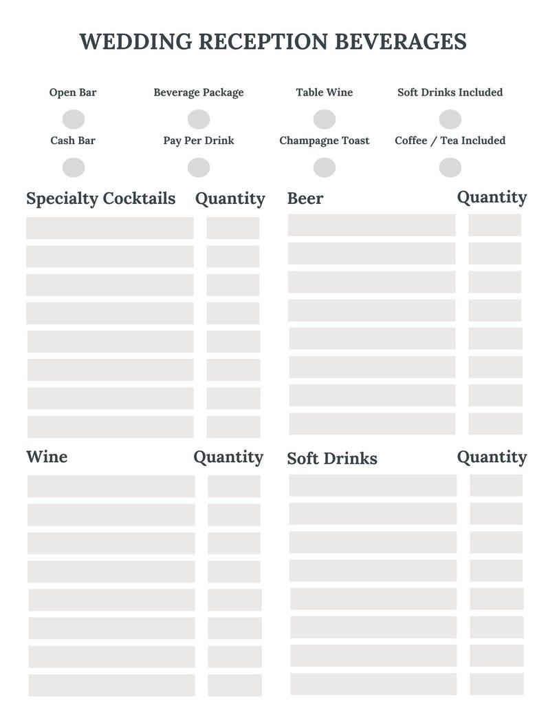 46 Page Wedding Planning Guide for Download - Etsy