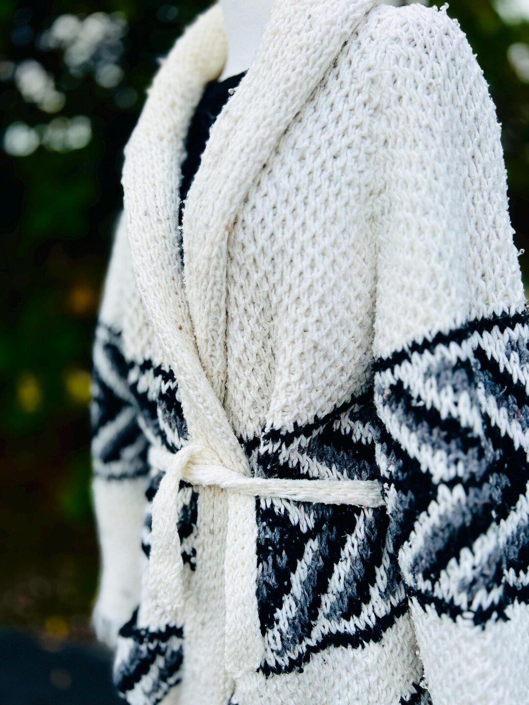 Iconic Beach Wear/“the Big Lebowski”vintage Chunky Sweater/cardigan ...