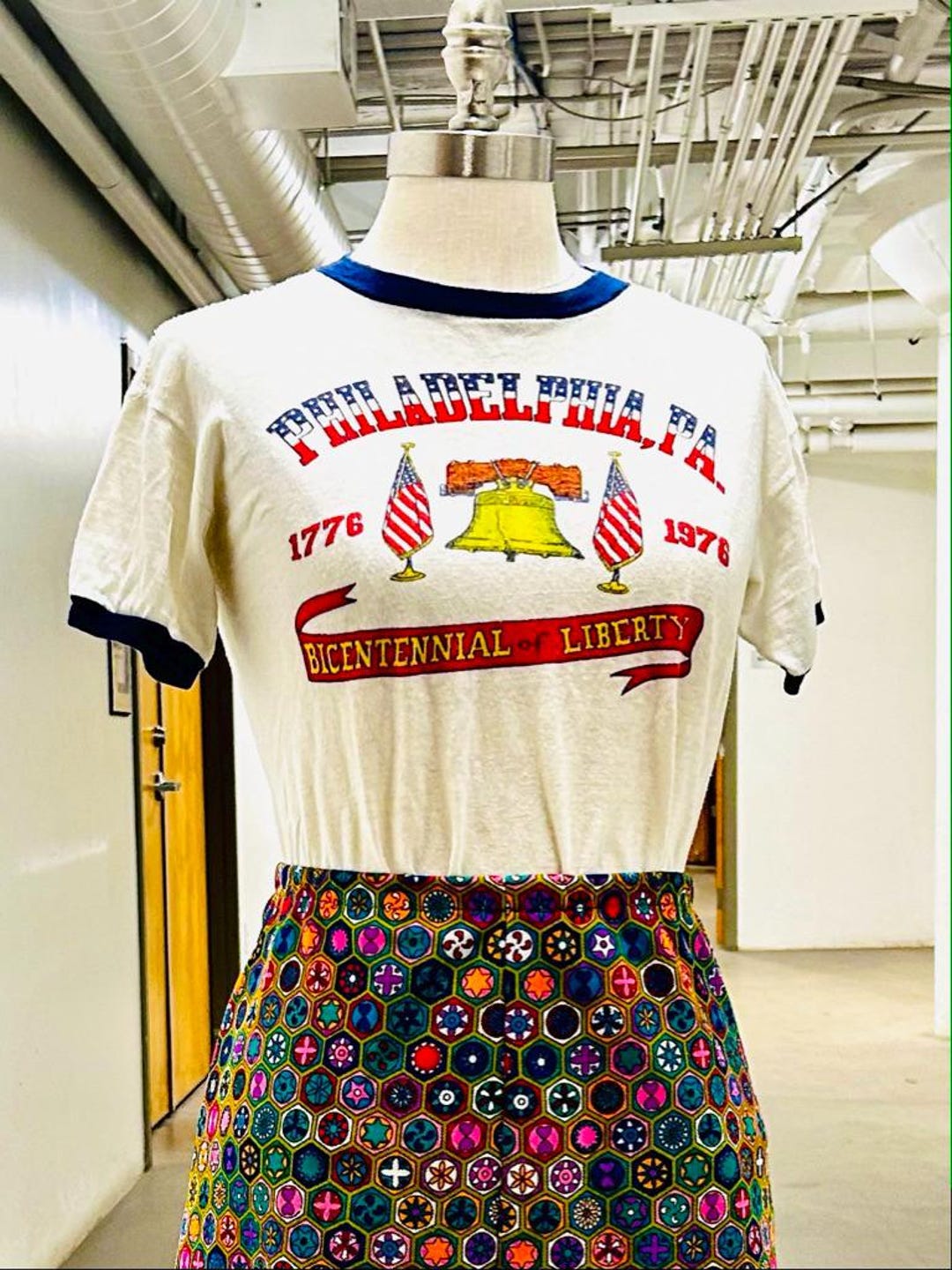 1976 Bicentennial Year Philly, PA Vintage Shirt W/patina-perfectly Worn ...