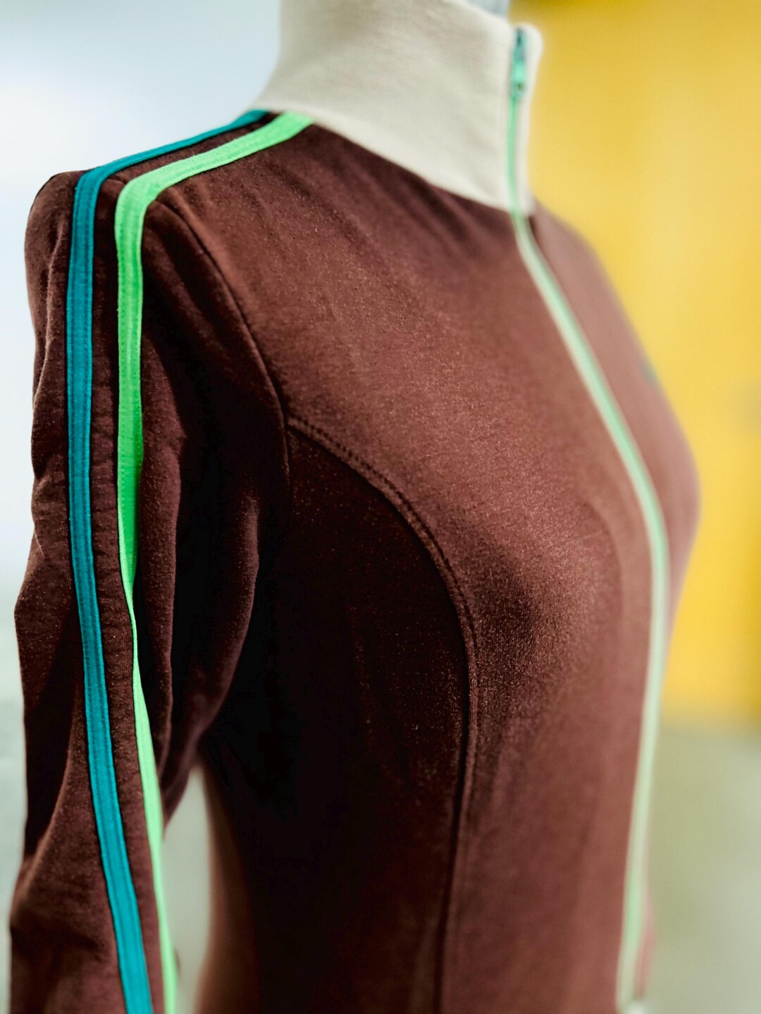 Vintage Tracksuit Jacket, Funky Zip up Groovy Rave Super Cool 90s Style ...