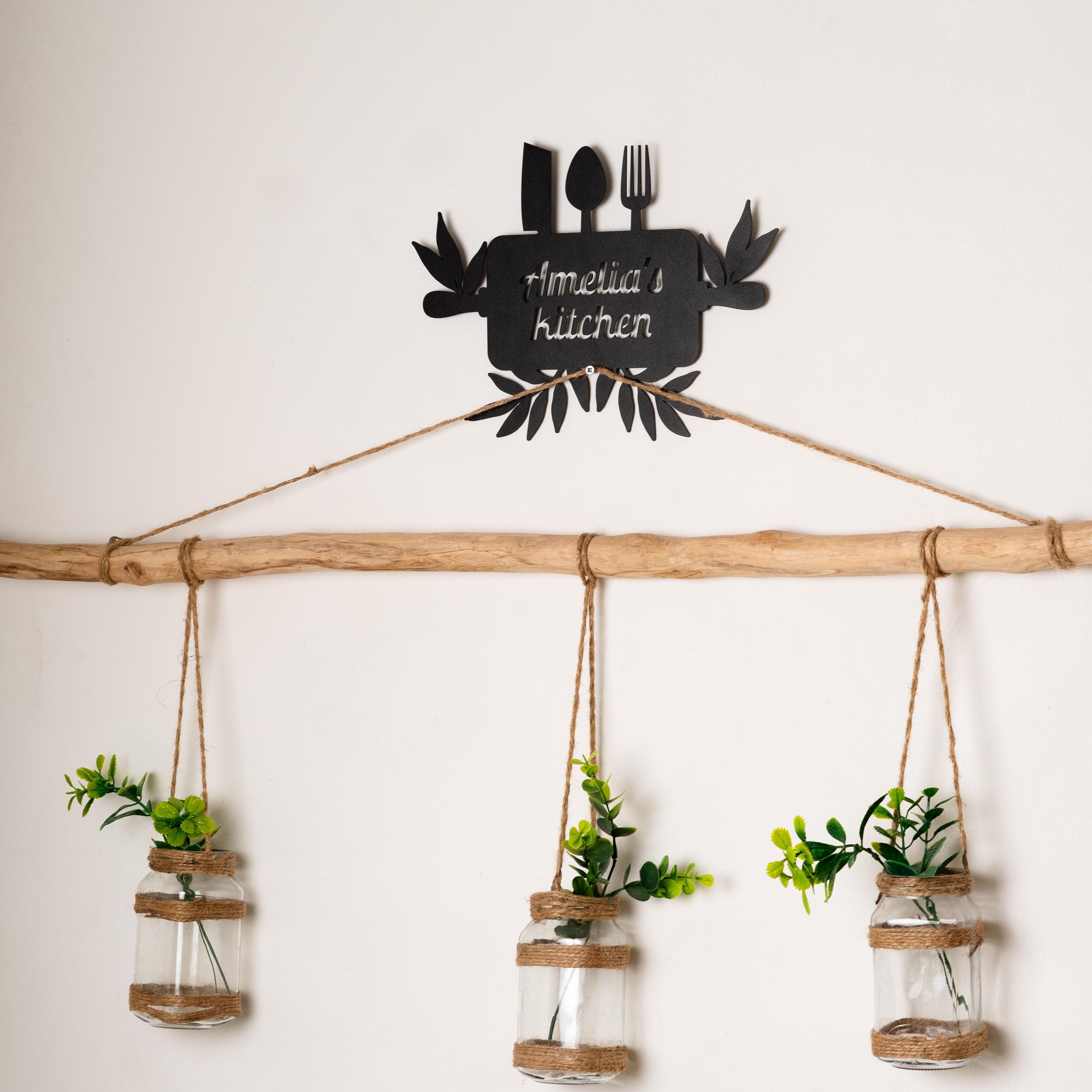 Custom Metal Kitchen Sign | Kitchen Wall Art | Dad's Kitchen Metal Sign ...