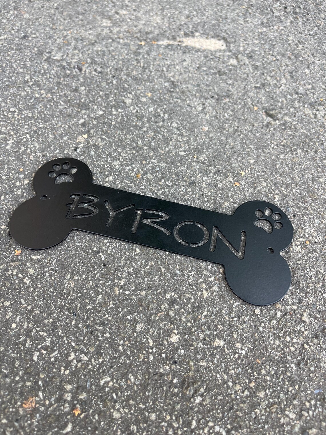 Dog House Sign Metal Dog Sign Dog Name Sign Dog House Name Plate Dog ...