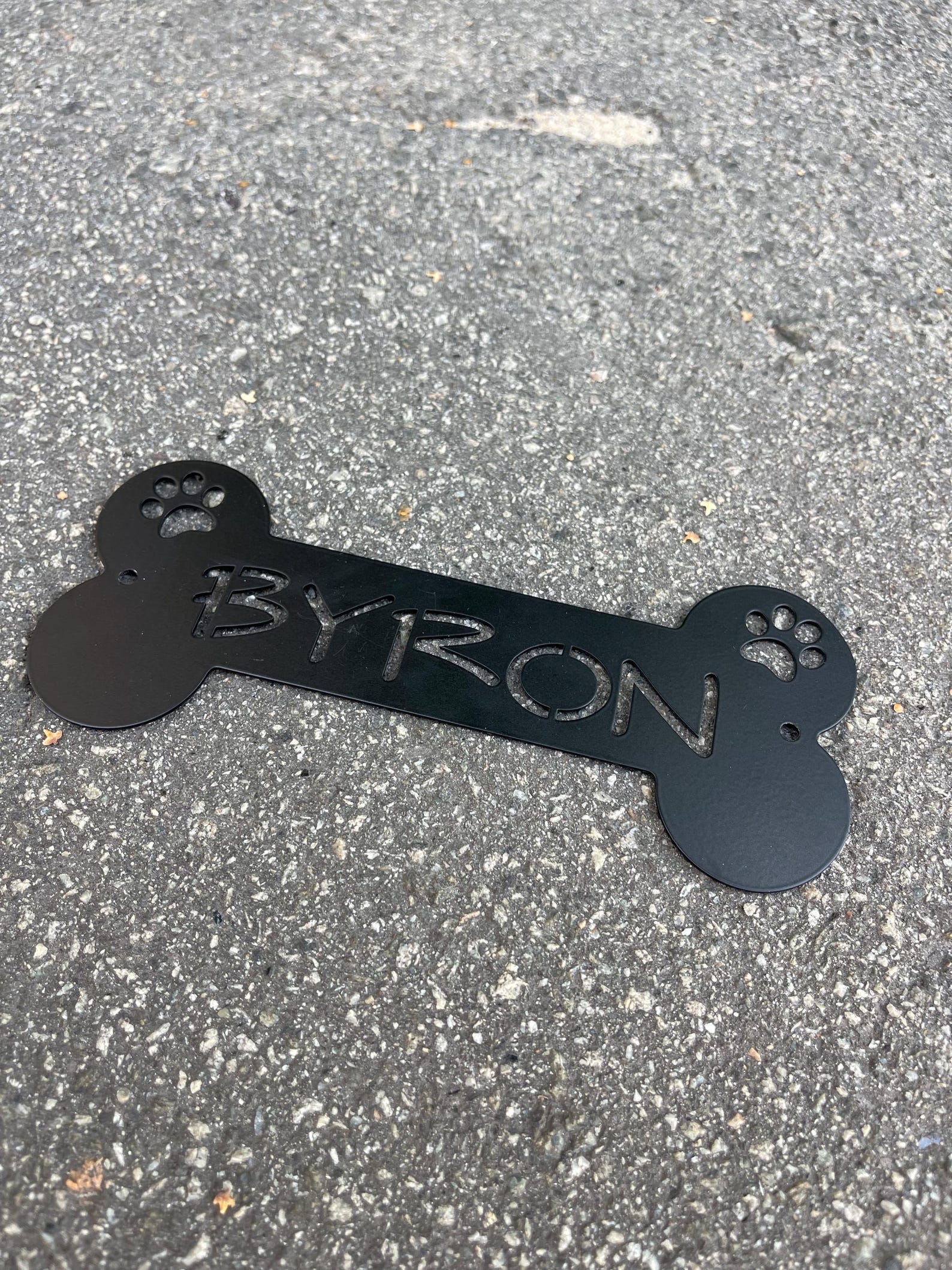 Dog House Sign Metal Dog Sign Dog Name Sign Dog House Name Plate Dog ...