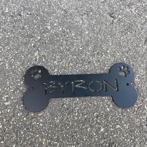 Dog House Sign| Metal Dog Sign| Dog Name Sign| Dog House Name Plate ...