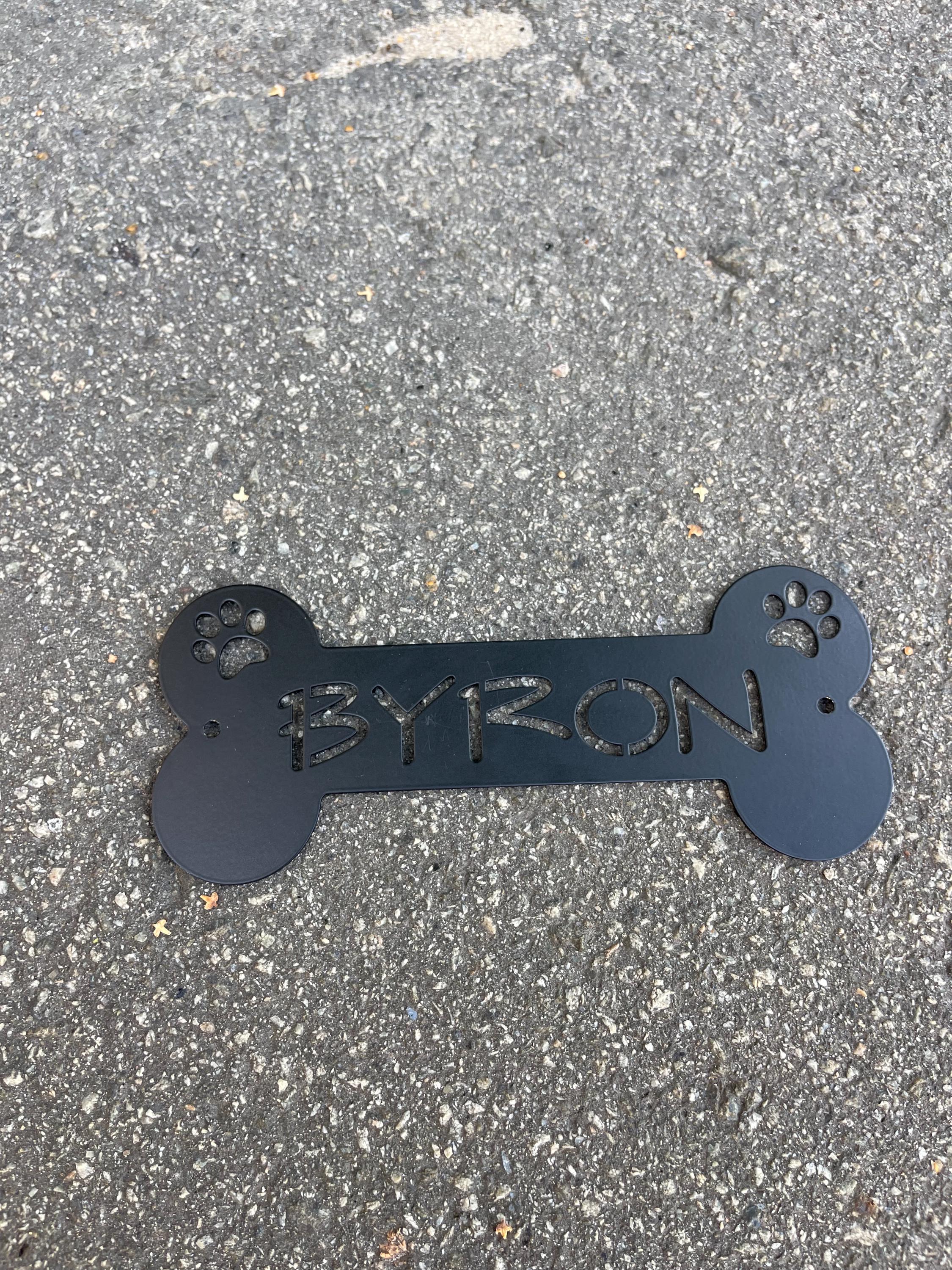 Dog House Sign| Metal Dog Sign| Dog Name Sign| Dog House Name Plate ...