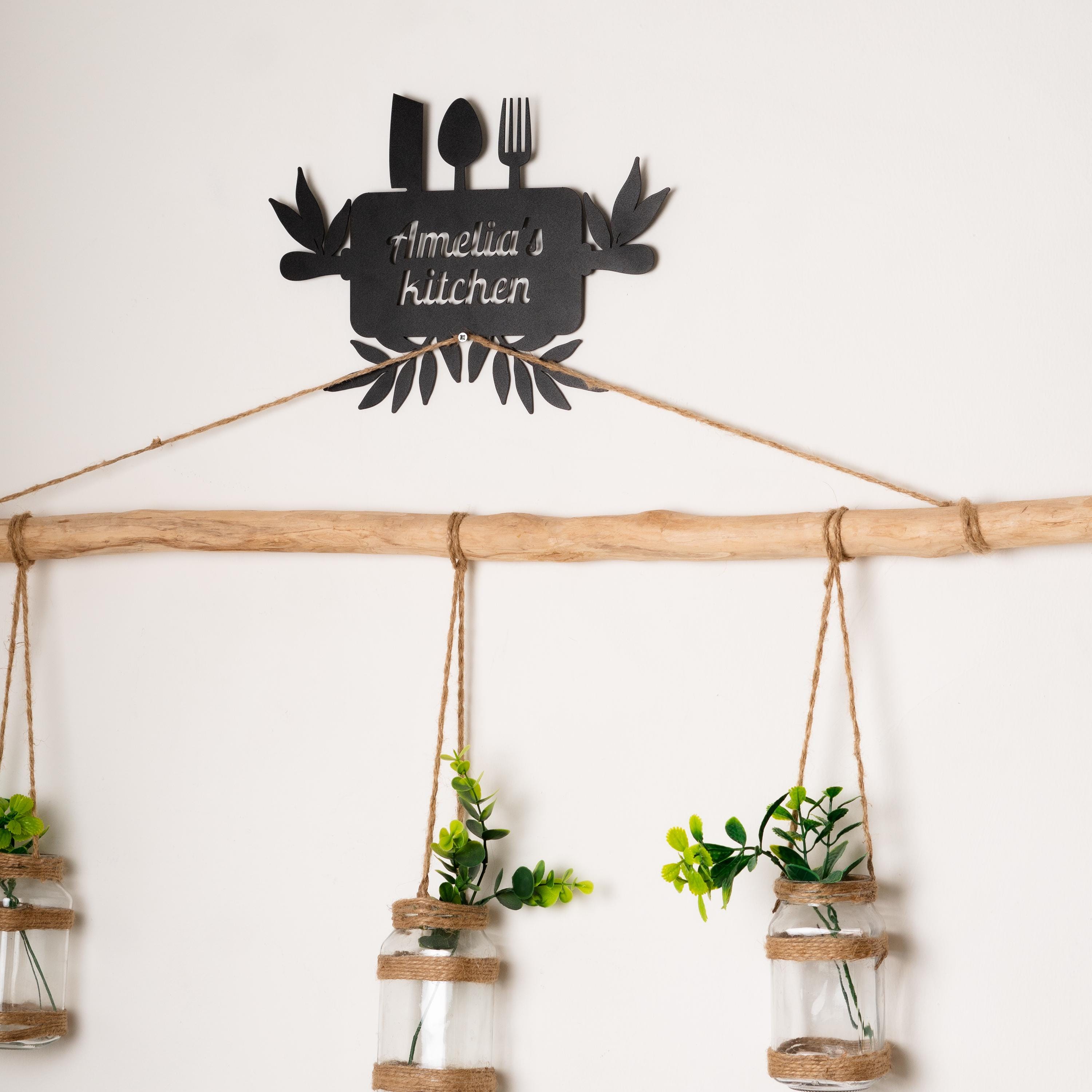 Custom Metal Kitchen Sign | Kitchen Wall Art | Dad's Kitchen Metal Sign ...