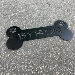 Dog House Sign| Metal Dog Sign| Dog Name Sign| Dog House Name Plate ...