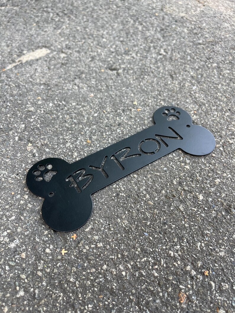 Dog House Sign| Metal Dog Sign| Dog Name Sign| Dog House Name Plate ...