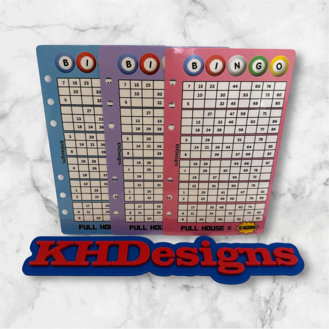 Bingo Style Money Saving Tracker - Etsy