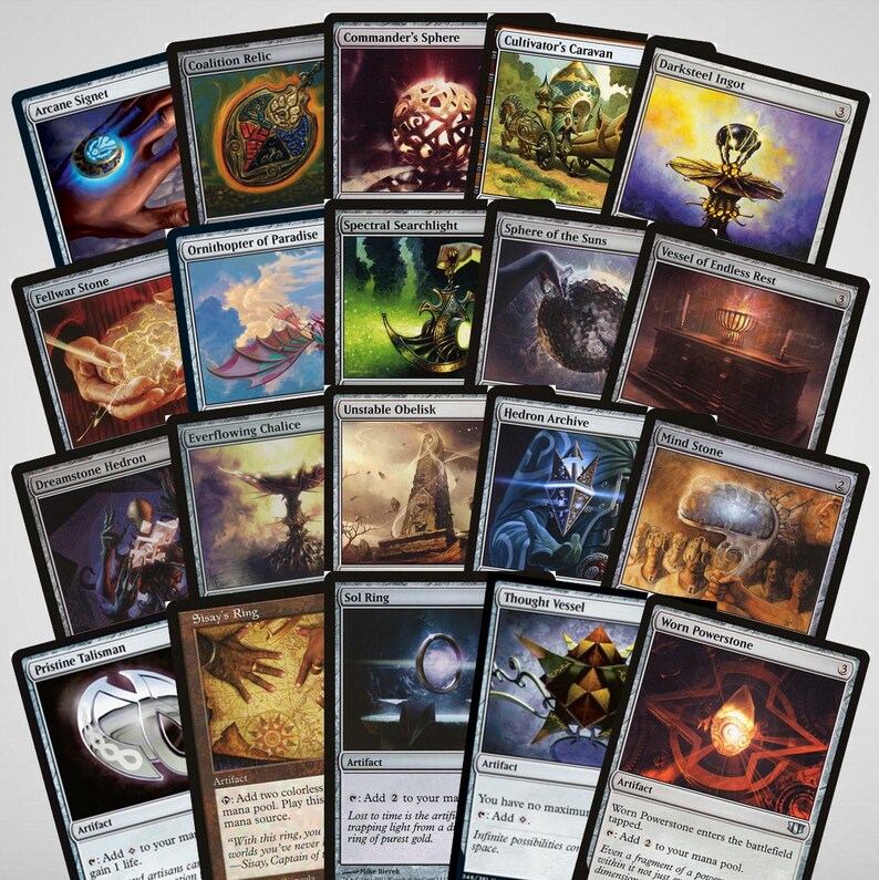 20x UNIVERSAL Mana Rock Bundle Staple Cards for Commander MTG Magic the ...