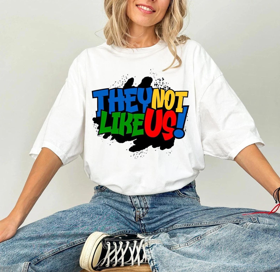 Buy They Not Like Us Png, Not Like Png, Popular Design Png Trendy Png ...
