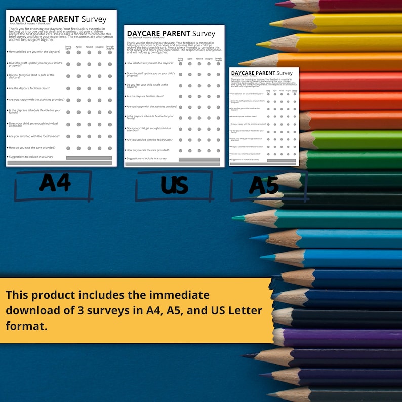 Parent Survey and Feedback Form | Preschool and Nursery Review ...