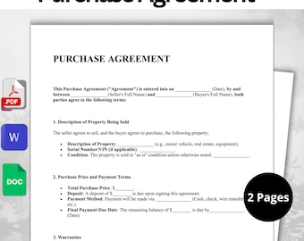 Motorcycle Bill of Sale | Motorbike Quadbike Sale Contract | Auto ...