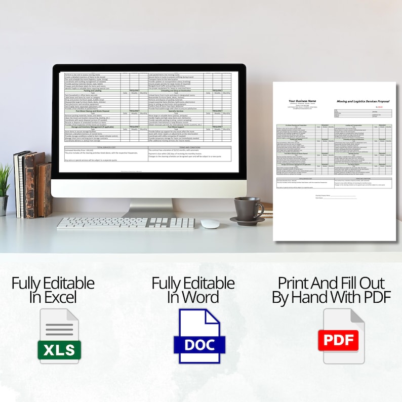 Editable Moving and Logistics Services Proposal - Client Contract ...