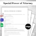 Special Power of Attorney Agreement | Editable PDF, Google Doc, Word ...