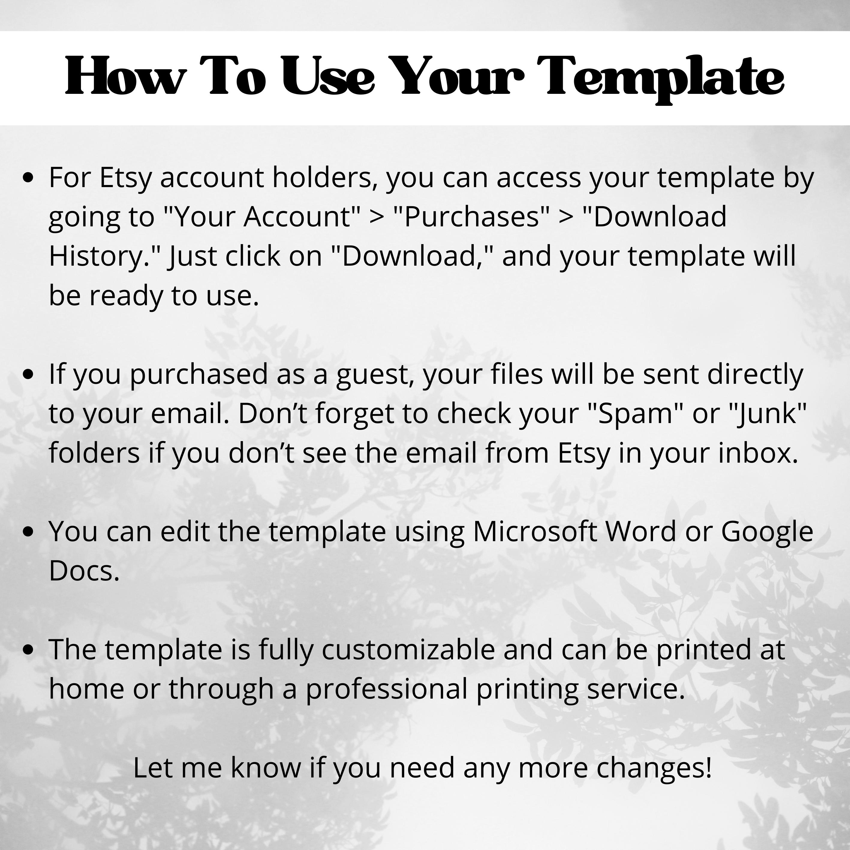 Editable Service Contract Template - PDF | Word | A4 & US Letter Size ...