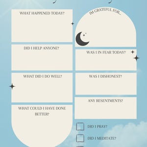 Daily Inventory and Gratitude Journal - Etsy