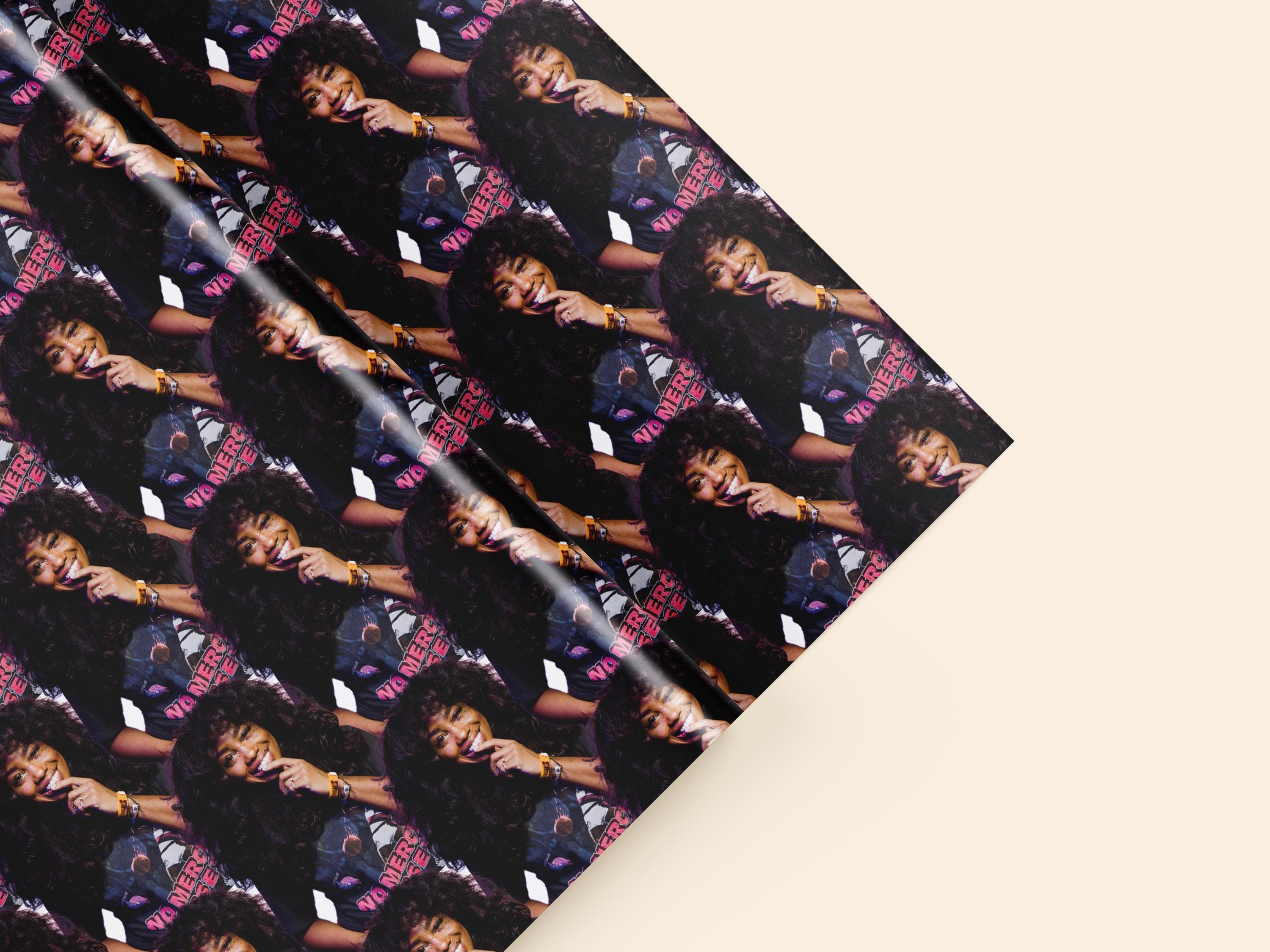 SZA Wrapping Paper, Celebrity Design, Funny Celebrity Wrapping Paper ...