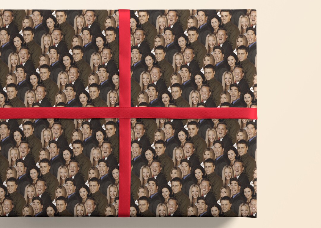 Friends Wrapping Paper, Friends TV Show Design, Funny Celebrity ...