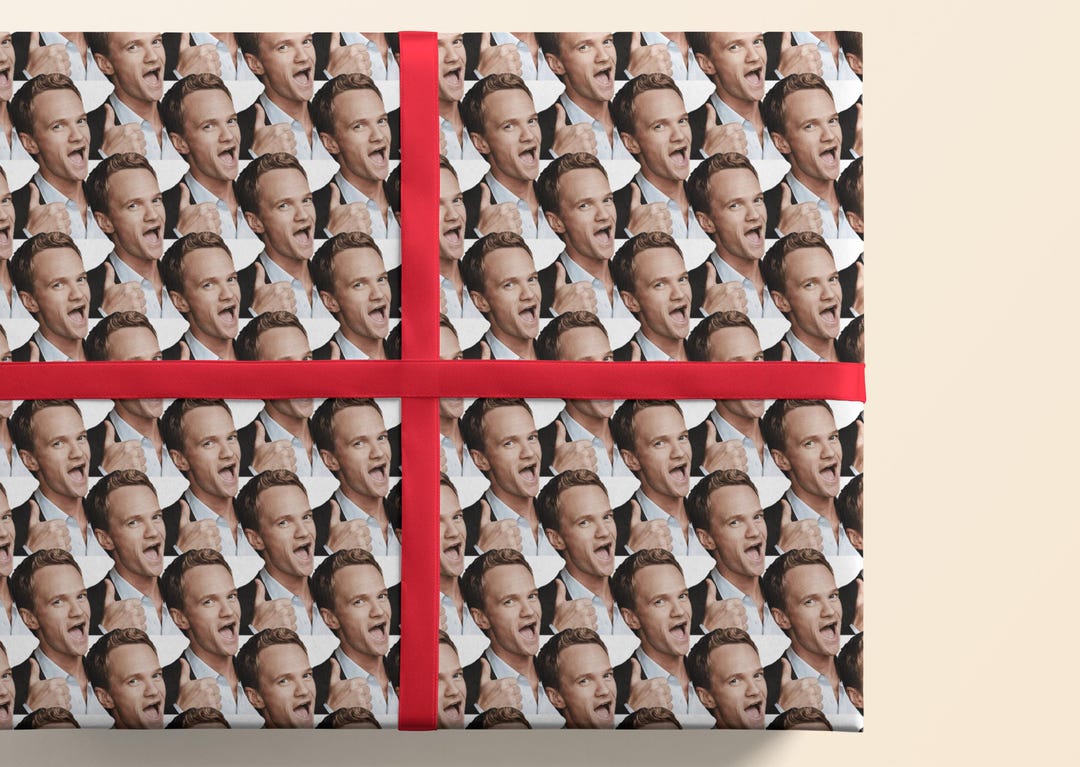 Barney Stinson Wrapping Paper, How I Met Your Mother Design, Funny ...