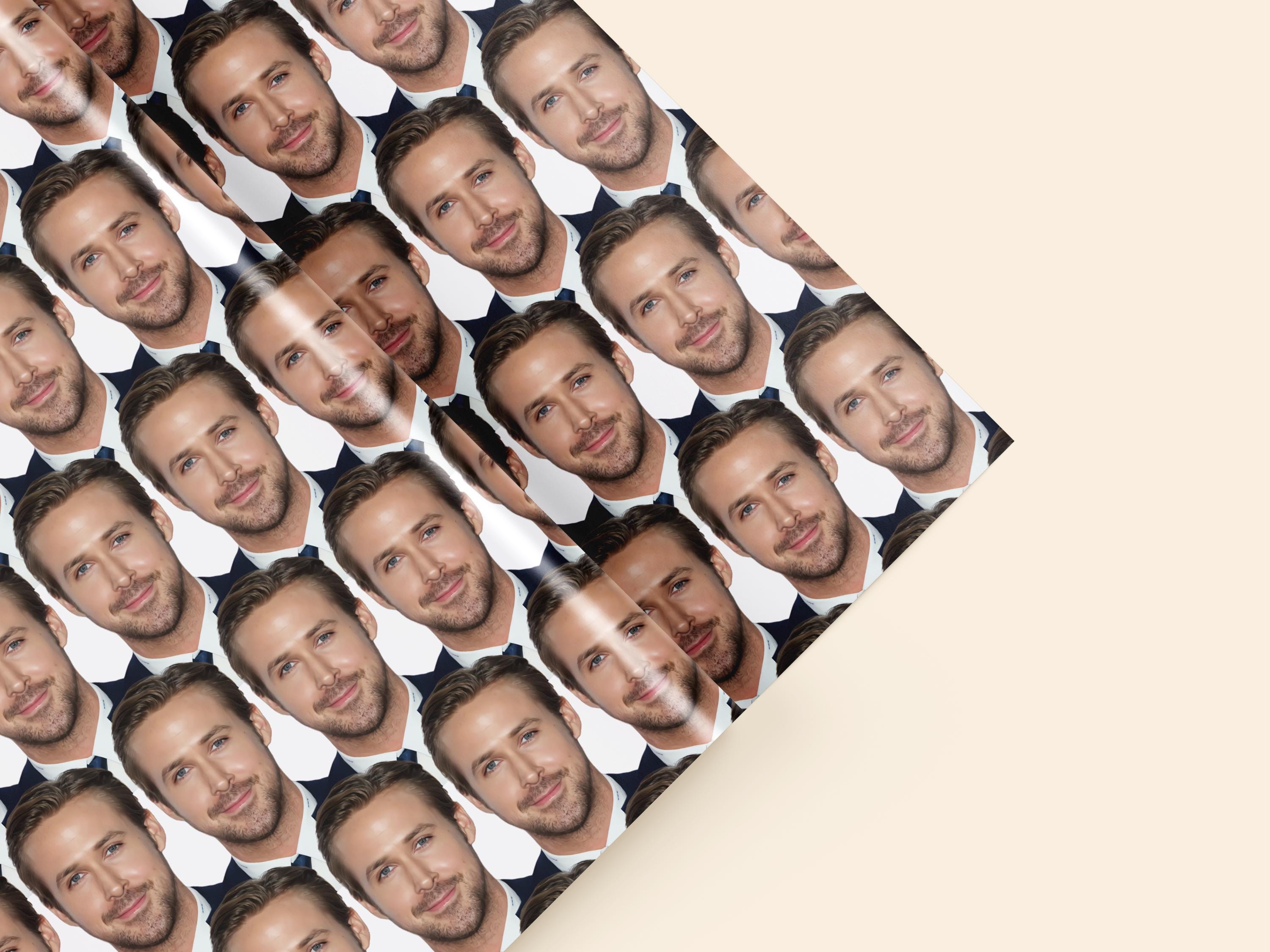 Ryan Gosling Wrapping Paper, Prank Design, Funny Gift Wrapping Paper ...