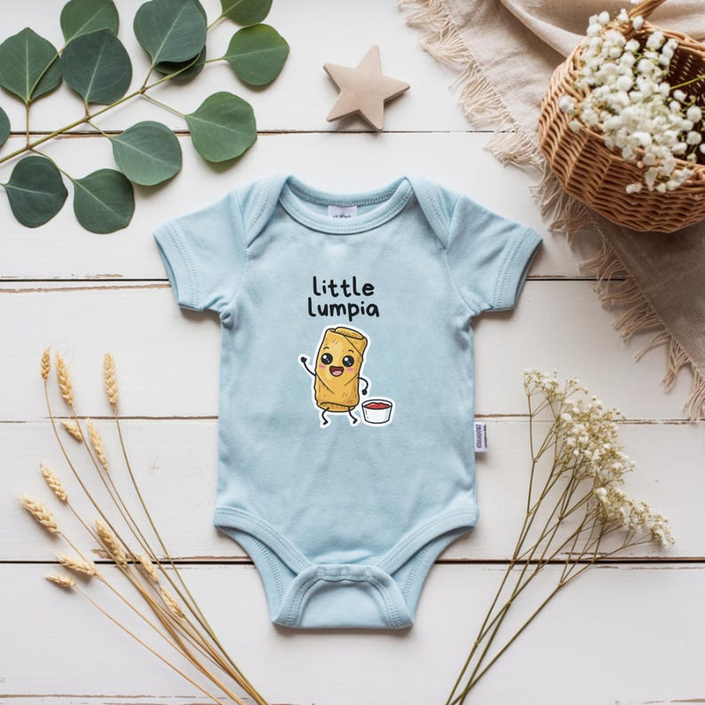 Little Lumpia Filipino Spring Roll Infant Bodysuit | Pinoy Romper - Etsy