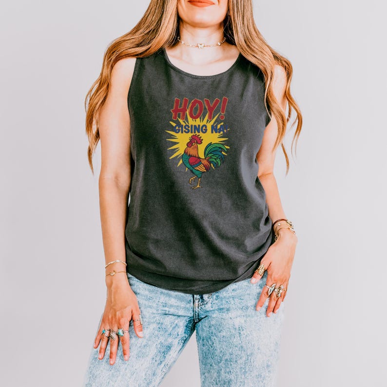 Hoy Gising Na Tank Top, Funny Filipino Morning Shirt, Rooster Gift ...