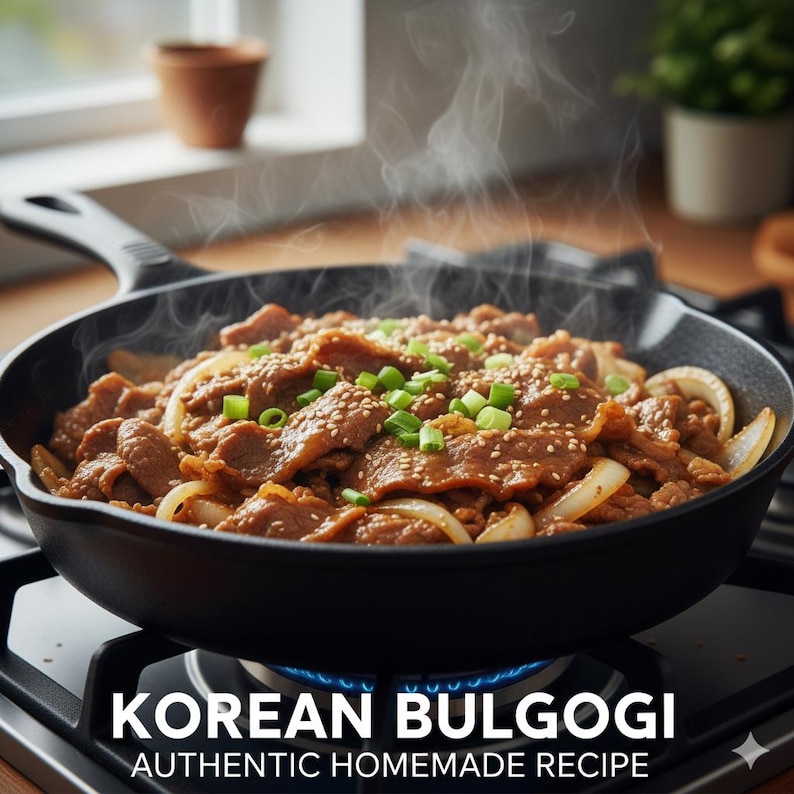 Korean Bulgogi Recipe PDF | Korean BBQ Beef | Instant Digital Download ...