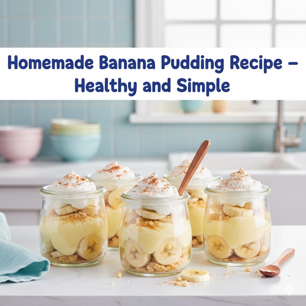 Homemade Banana Pudding Repice - Healthy and Simple - Etsy