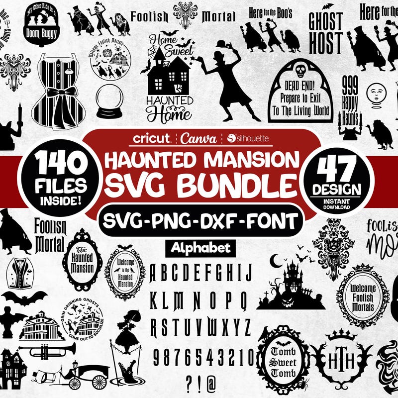 Haunted Mansion Svg - Etsy