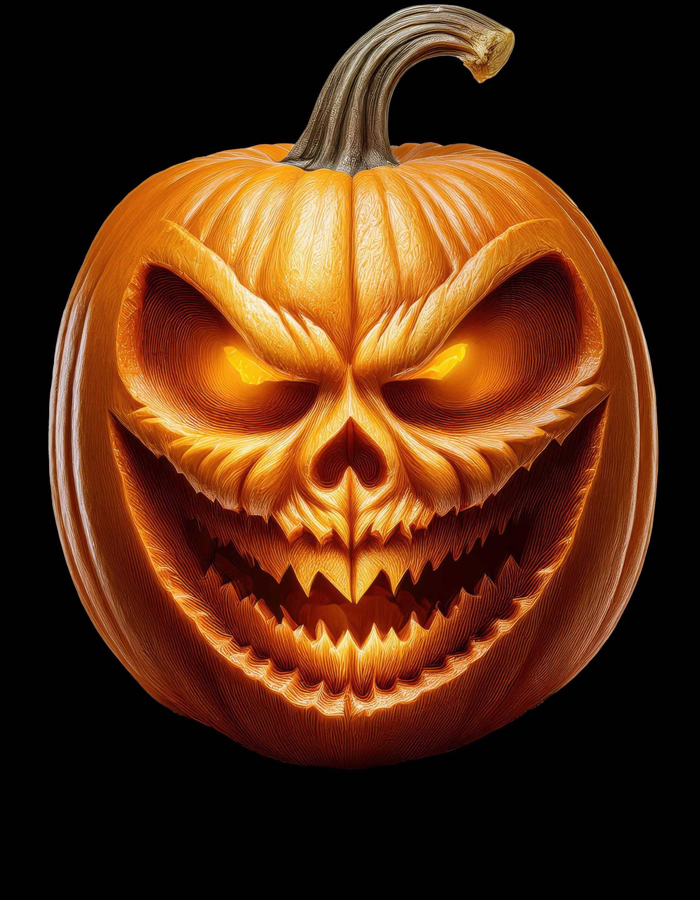 Halloween Jack O'lanterns Clip Art Volume 1 - Etsy