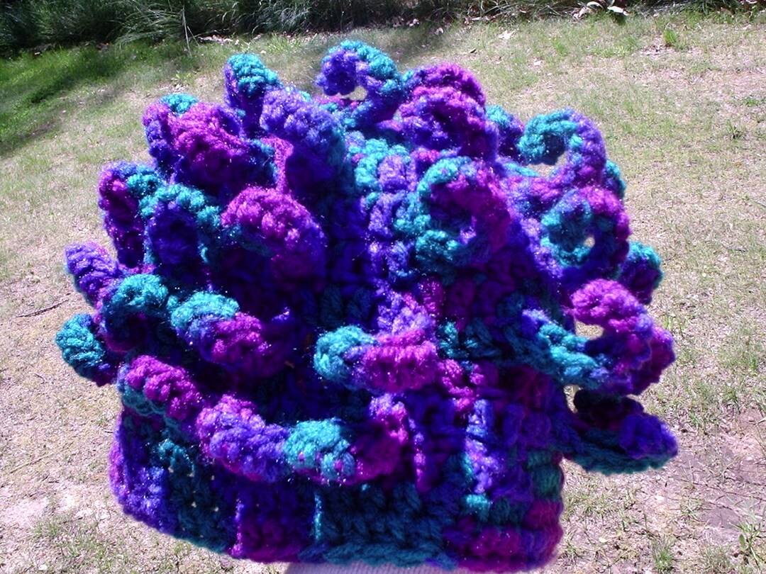 Crochet Curly Fun Hat, PDF Pattern, Free Shipping - Etsy