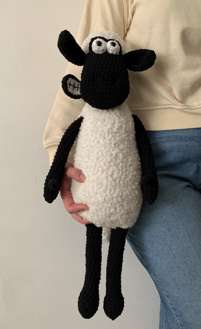 Shaun the Sheep. Handmade Plush Toy, Amigurumi Toy. A Good Gift for ...