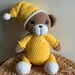 Cute Bear in Pajamas. Handmade Plush Toy, Amigurumi Toy. A Good Gift ...