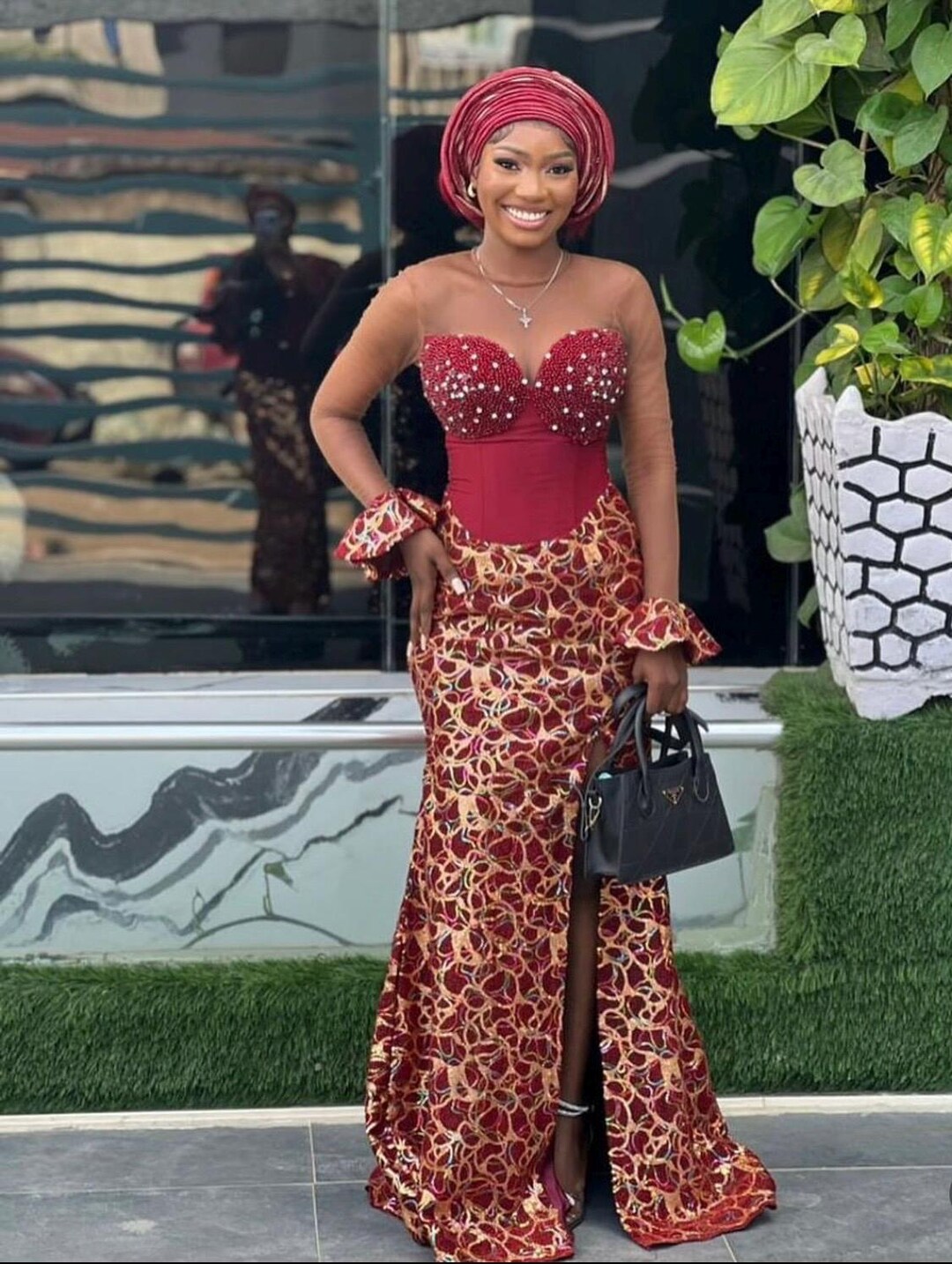 Latest Nigeria & Africa Lace Dress. Mermaid Asoebi Dress/iso Ebo ...