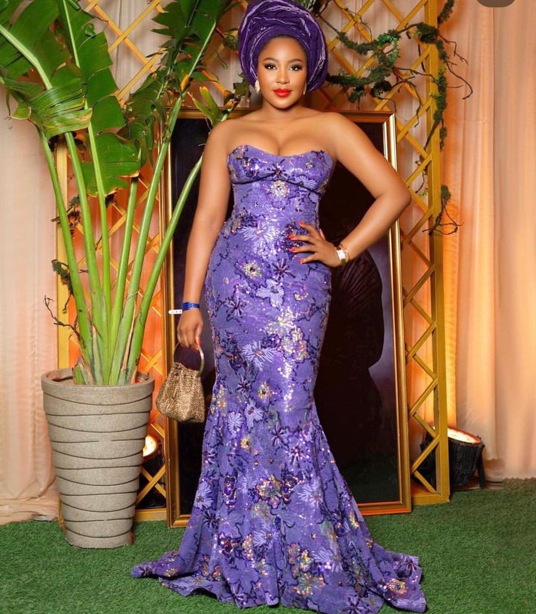 Latest Nigeria & Africa Lace Dress. Mermaid Asoebi Dress/iso Ebo ...