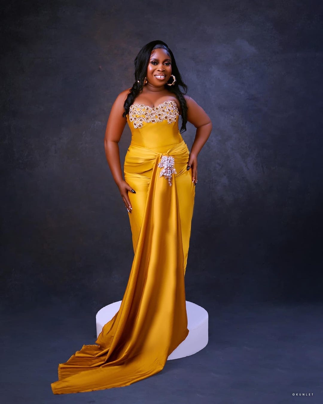 Latest Nigeria & Africa Lace Dress. Mermaid Asoebi Dress/iso Ebo ...