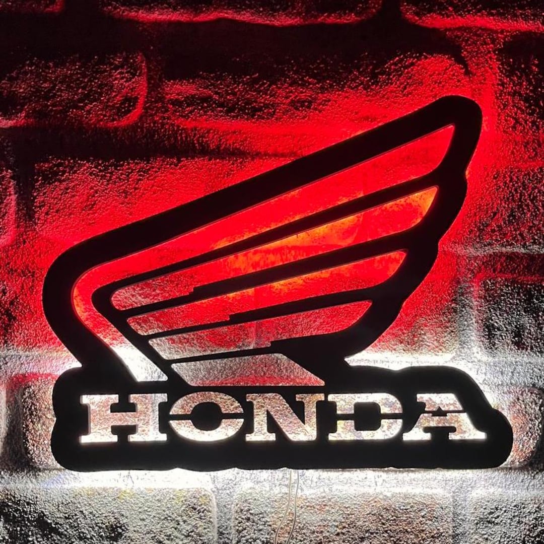 Honda Led Signdecorative Sweet Wall Artmotor Cycles Led Signhonda Wall ...