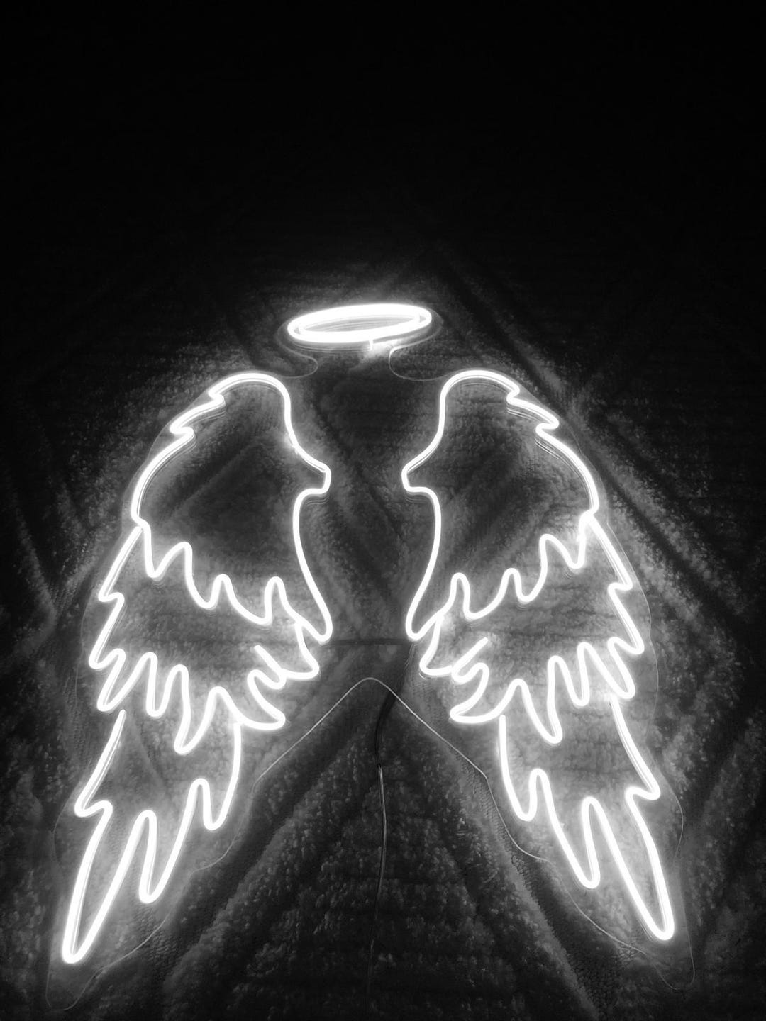 Angel Wing Neon Signwine Neon Sign/angel Wing Led Giftled Sign/angel ...