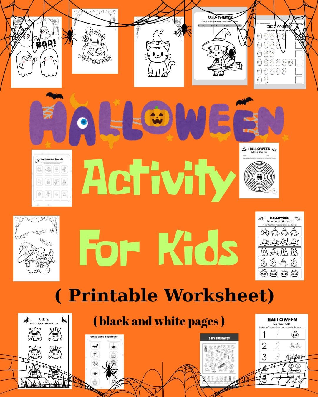 Halloween Activity Sheets for Kids – 41 Fun Printable Worksheets ...
