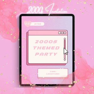 2000s Pink Website Invitation/ Poster - Etsy