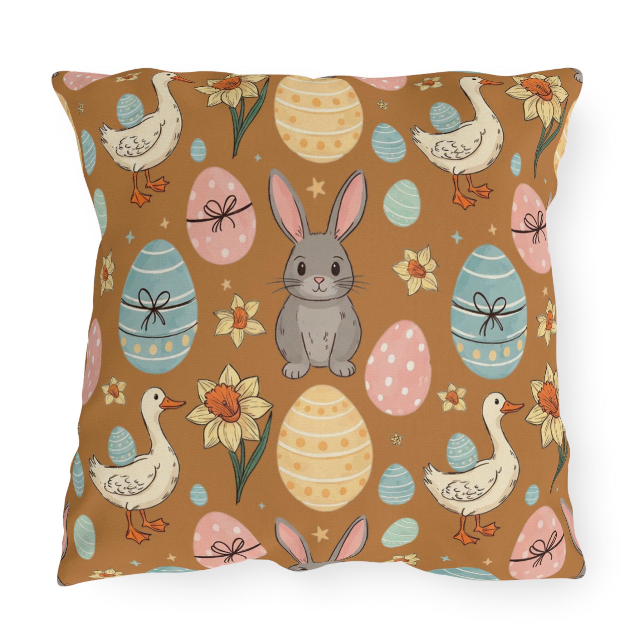 Easter Bunny Pattern Digital Paper | Spring Easter Eggs, | Seamless ...