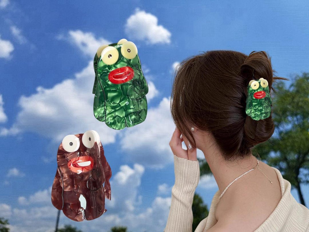 Quirky Creative Cartoon Claw Clip | Ponytail Clip | Fashionable Hair ...