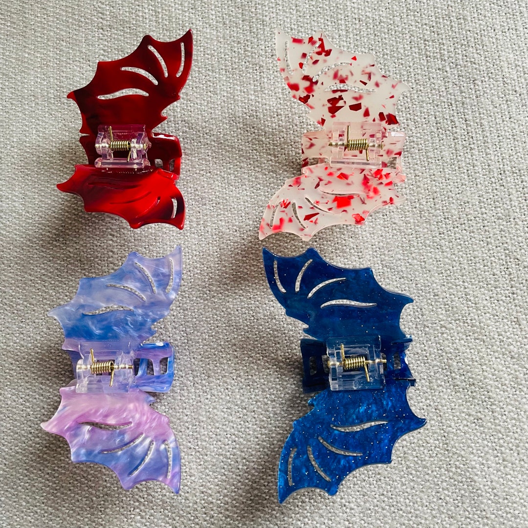 Bat Hair Clips, Funny Halloween Hair Clips, Fashionable Duckbill Clips ...