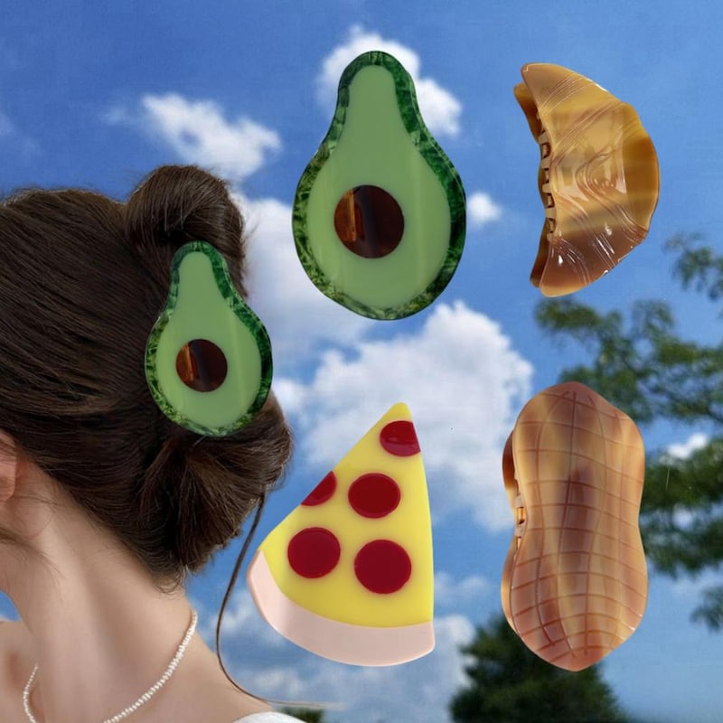 Pizza Hair Clip - Etsy