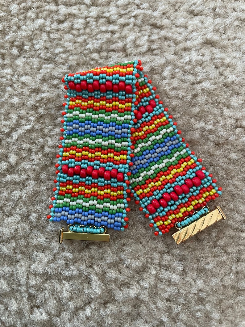 Blanket Stripes Bracelet Pattern - Etsy