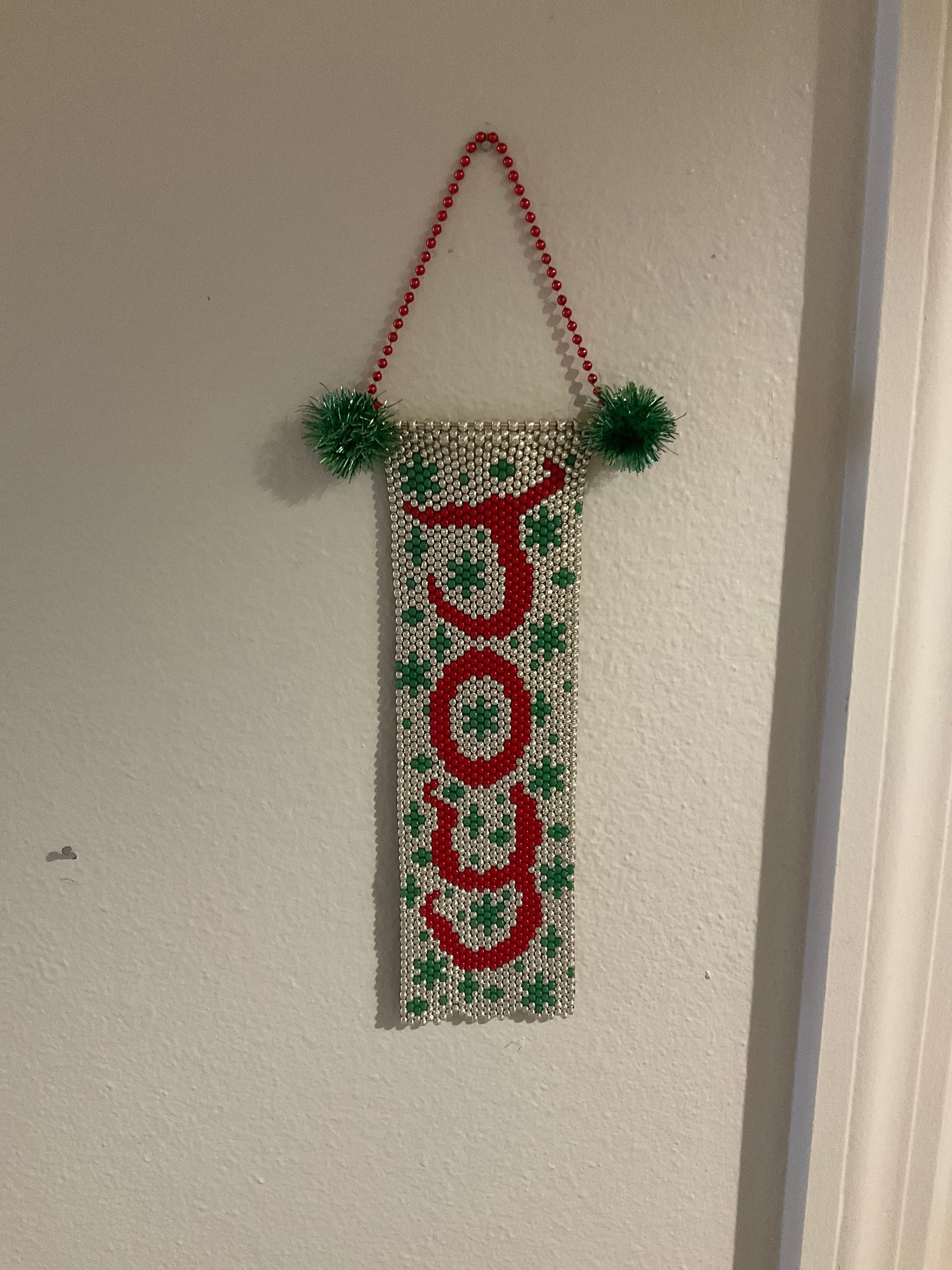 JOY Holiday Beaded Banner Pattern - Etsy