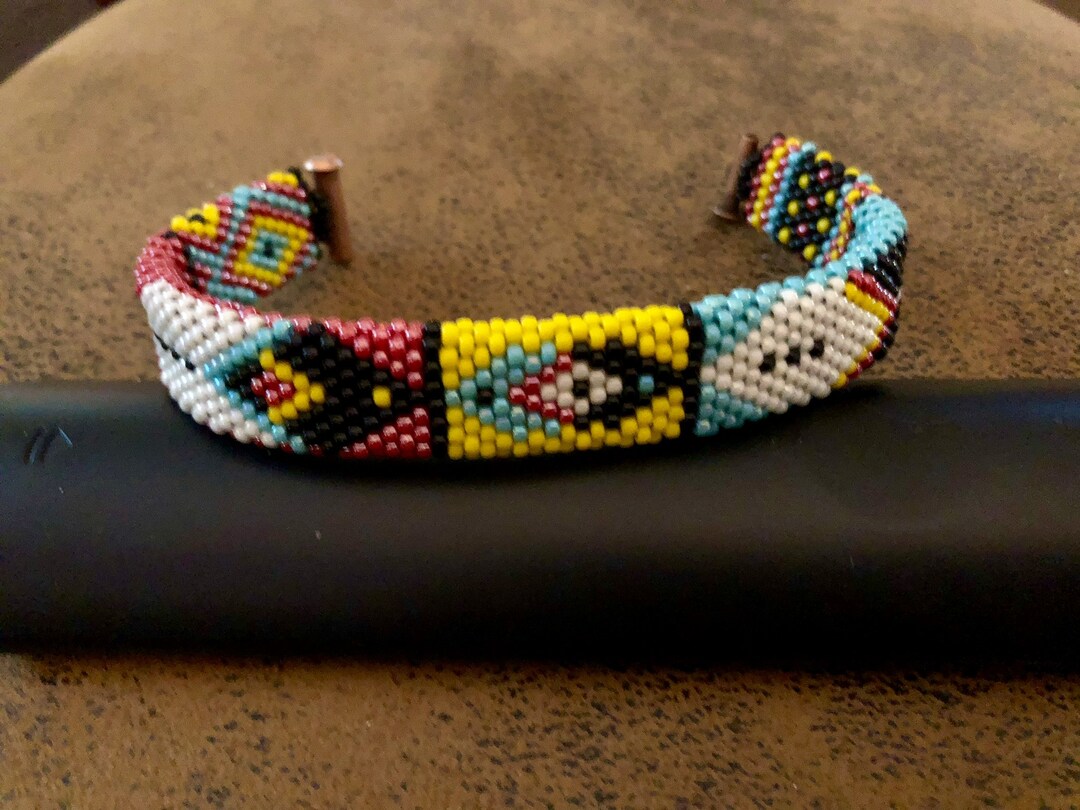 Native American 3 Feathers Bangle PDF Tutorial - Etsy